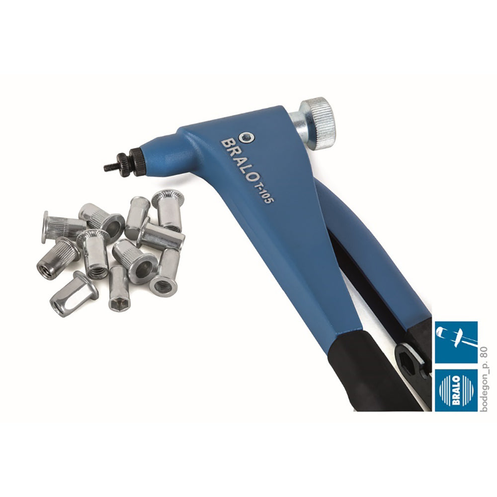 Riveting tool for rivet nuts T-105 manual | Certifix