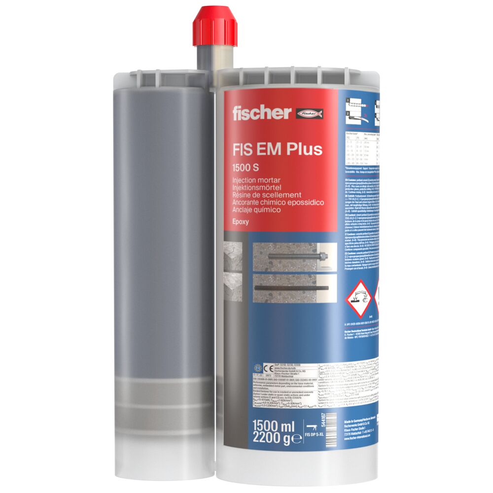 fischer injection mortar FIS EM 1500 S | Certifix
