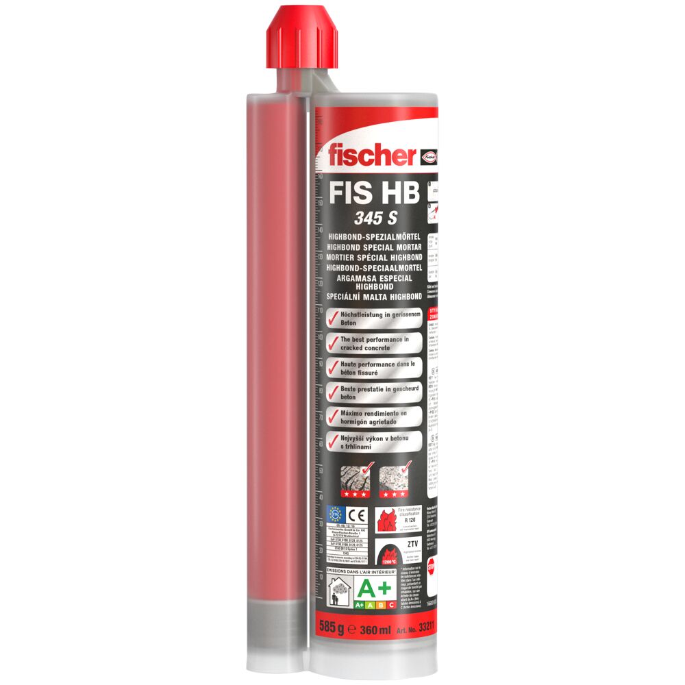 fischer injection mortar FIS HB 345 S [33211] | Certifix Ltd