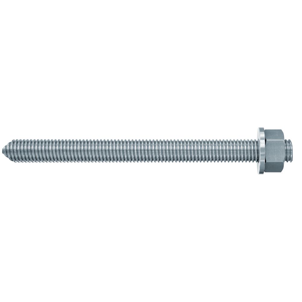 fischer RG M12 x 250 grade 5.8 zinc threaded rod (resin stud) [050284 ...