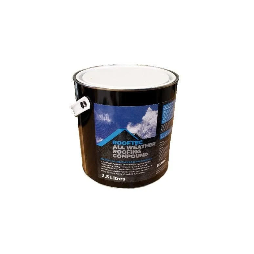 Samac Rooftec All Weather Roofing Compound 2.5L (Box of 6) | Certifix Ltd